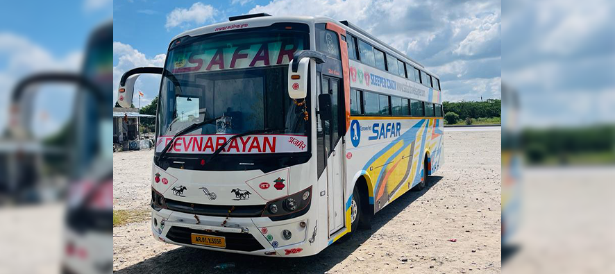 Photo Gallery, Bus Photos, Fleet Photos | Safar Travels & Cargo