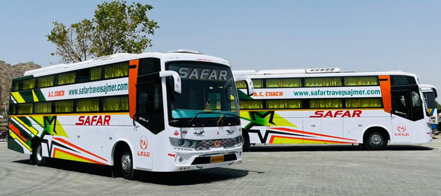 Photo Gallery, Bus Photos, Fleet Photos | Safar Travels & Cargo